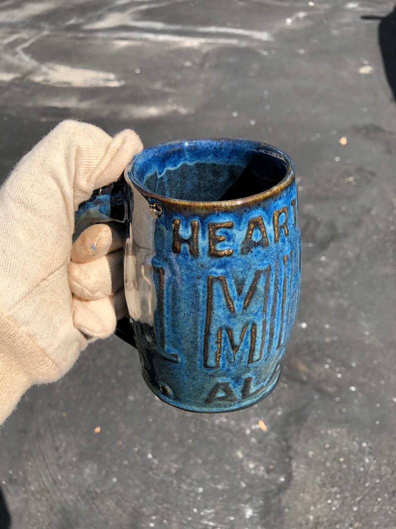 Alabama License Plate Mug Unique Pottery Coffee Mug | Etsy