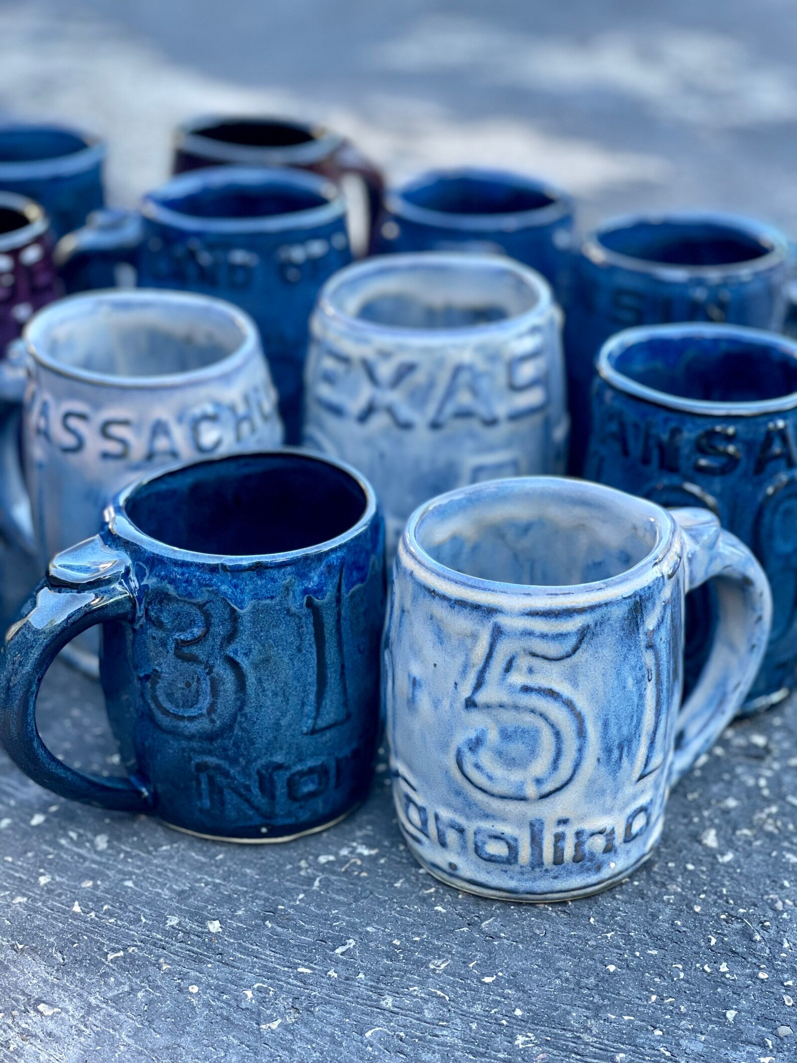 North Carolina License Plate Mug Unique Pottery Coffee Mug | Etsy