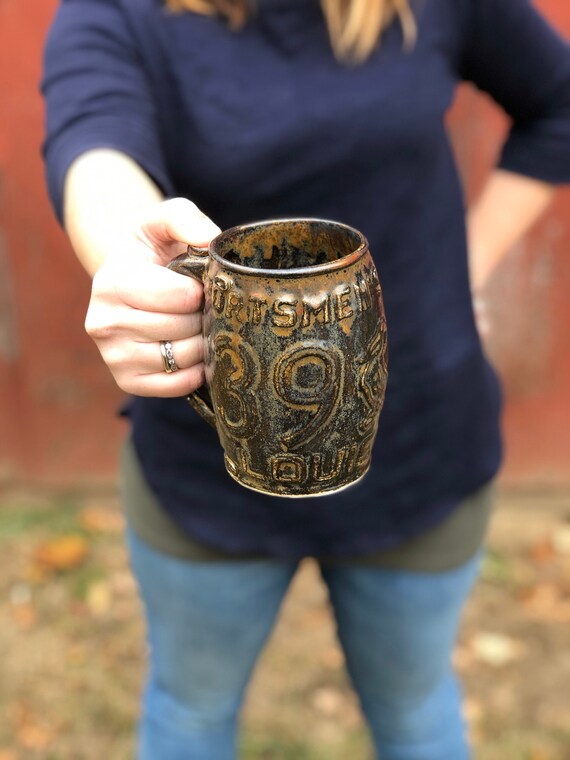 Louisiana License Plate Mug Unique Pottery Coffee Mug | Etsy