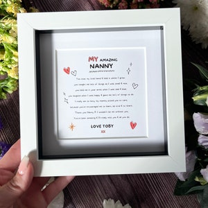 Childminder / Nursery Goodbye Thank You Poem Frame. Leaving Preschool ...
