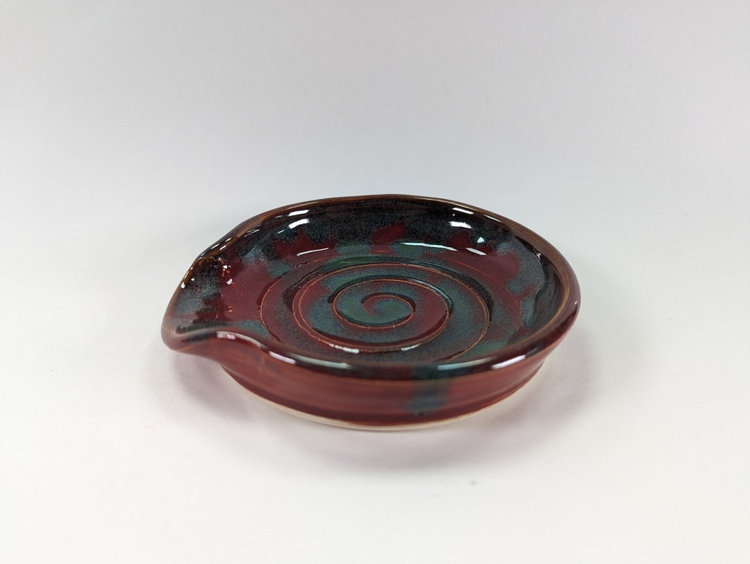 Spoon Rest, Red Spoon Rest, Green Spoon Rest, Ceramic Spoon Rest ...