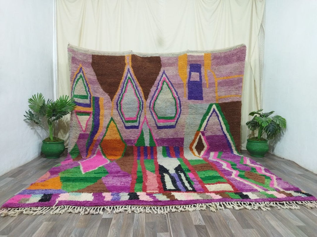 Abstract Rug Sheep Wool Rug Custom Made Rugs Colorful Rug Large Beni ...