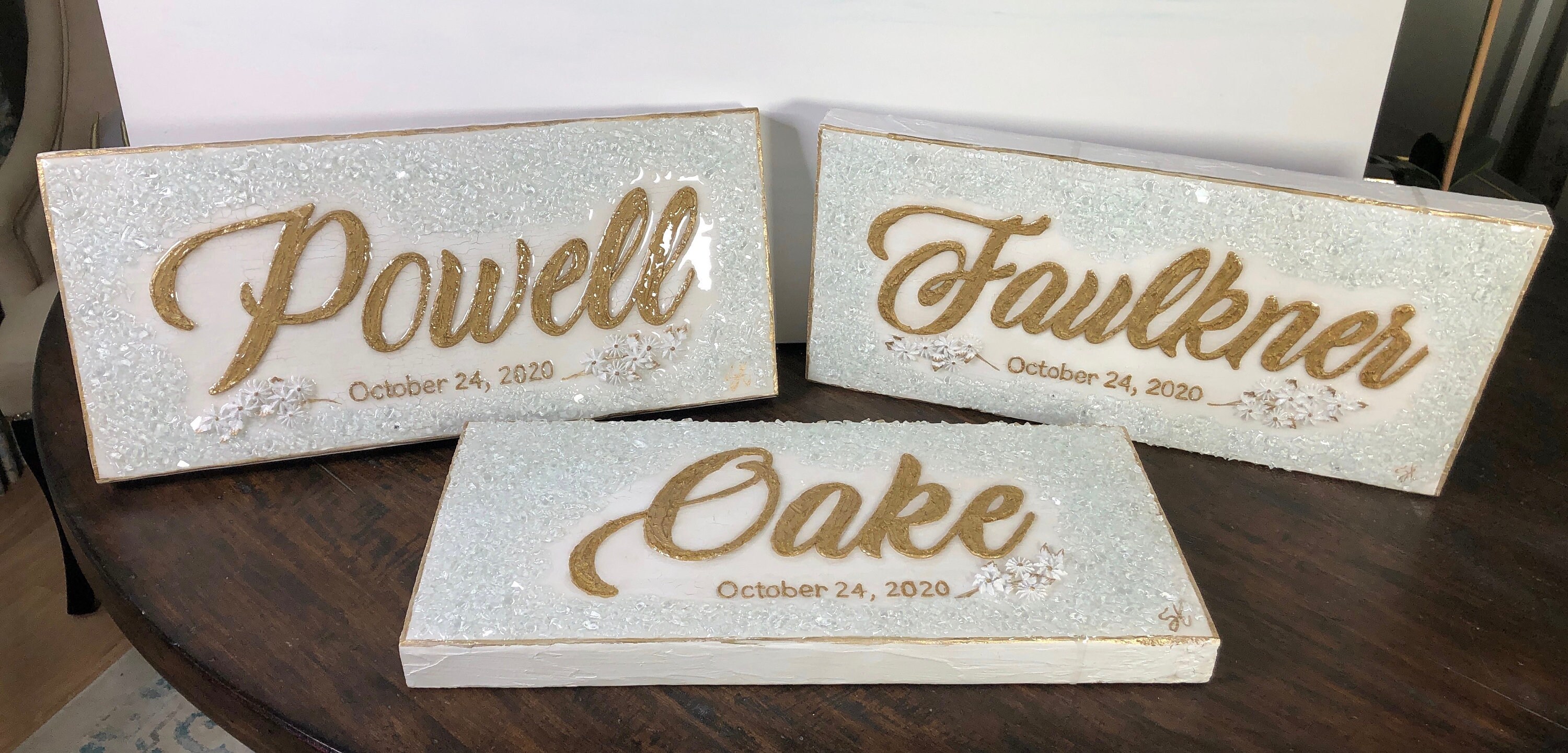 Personalized Textured Paint With Glass Painting Wedding Gift | Etsy