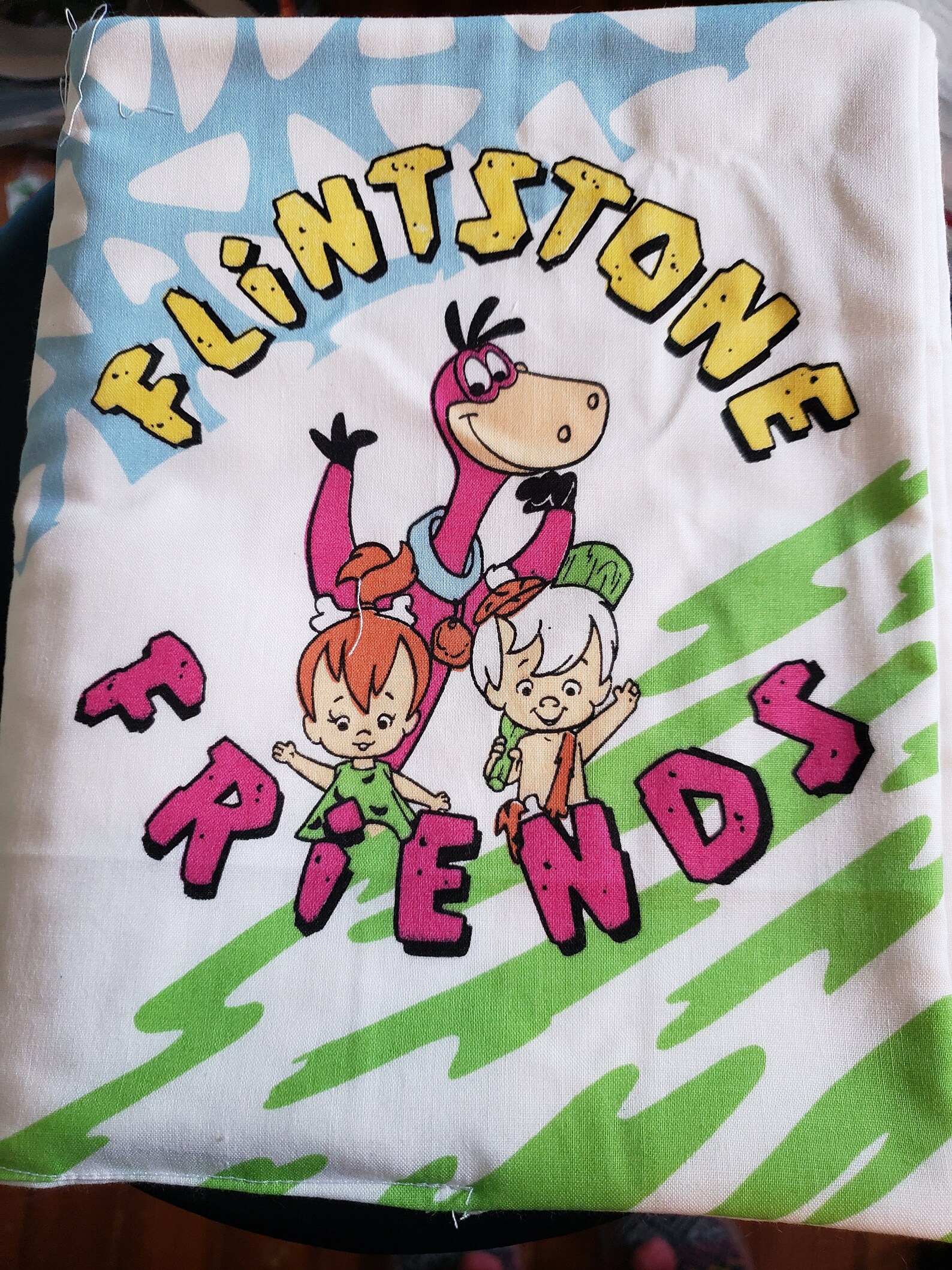 Fabric Book Flintstone Learning - Etsy