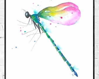 Waterverf dieren - Etsy Nederland