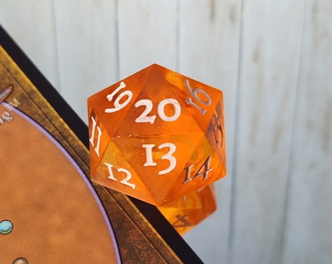Orange Soda Spindown Die Magic the Gathering Dice D&D Dice Dungeons and ...