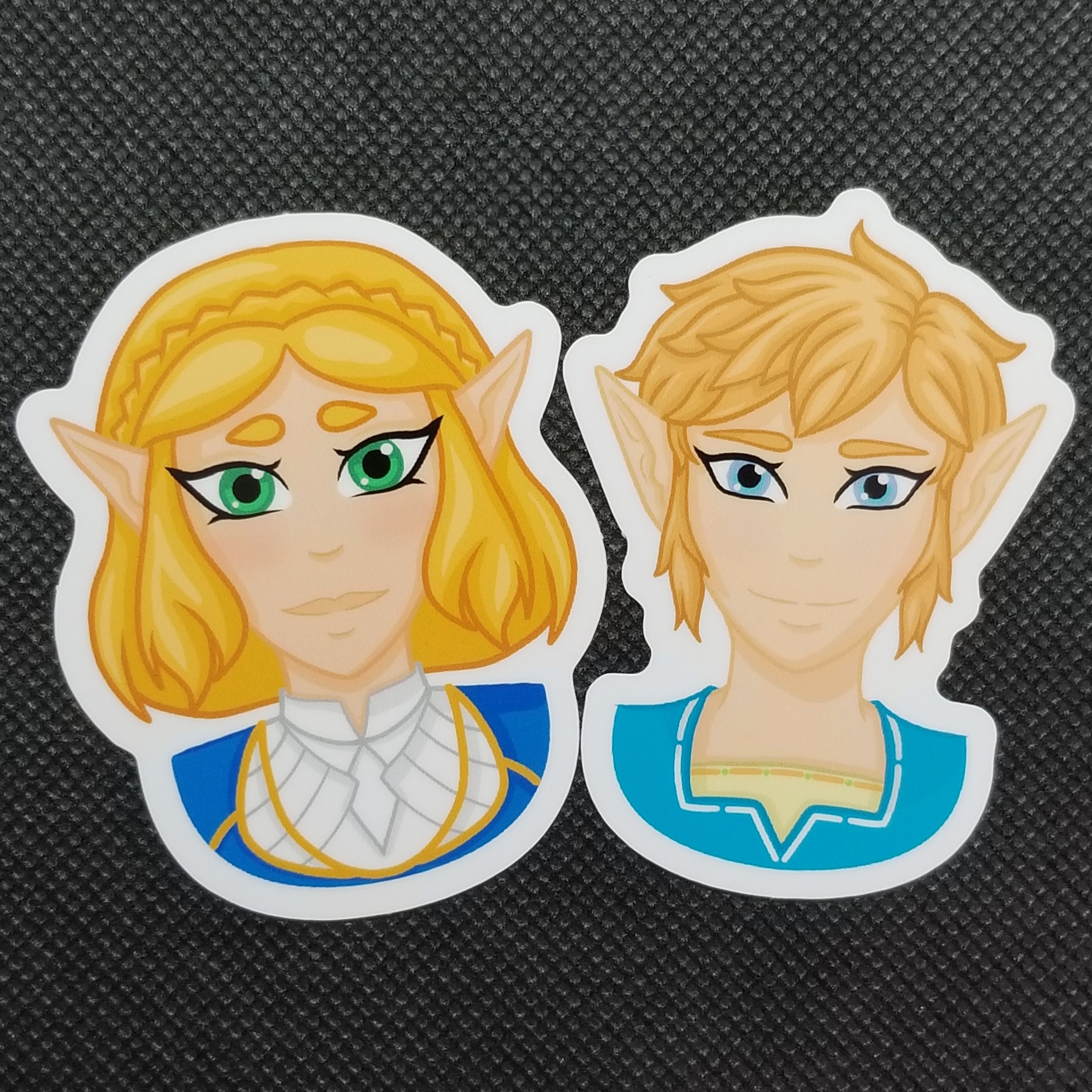 BOTW Zelda and Link Stickers Legend of Zelda for Laptops | Etsy
