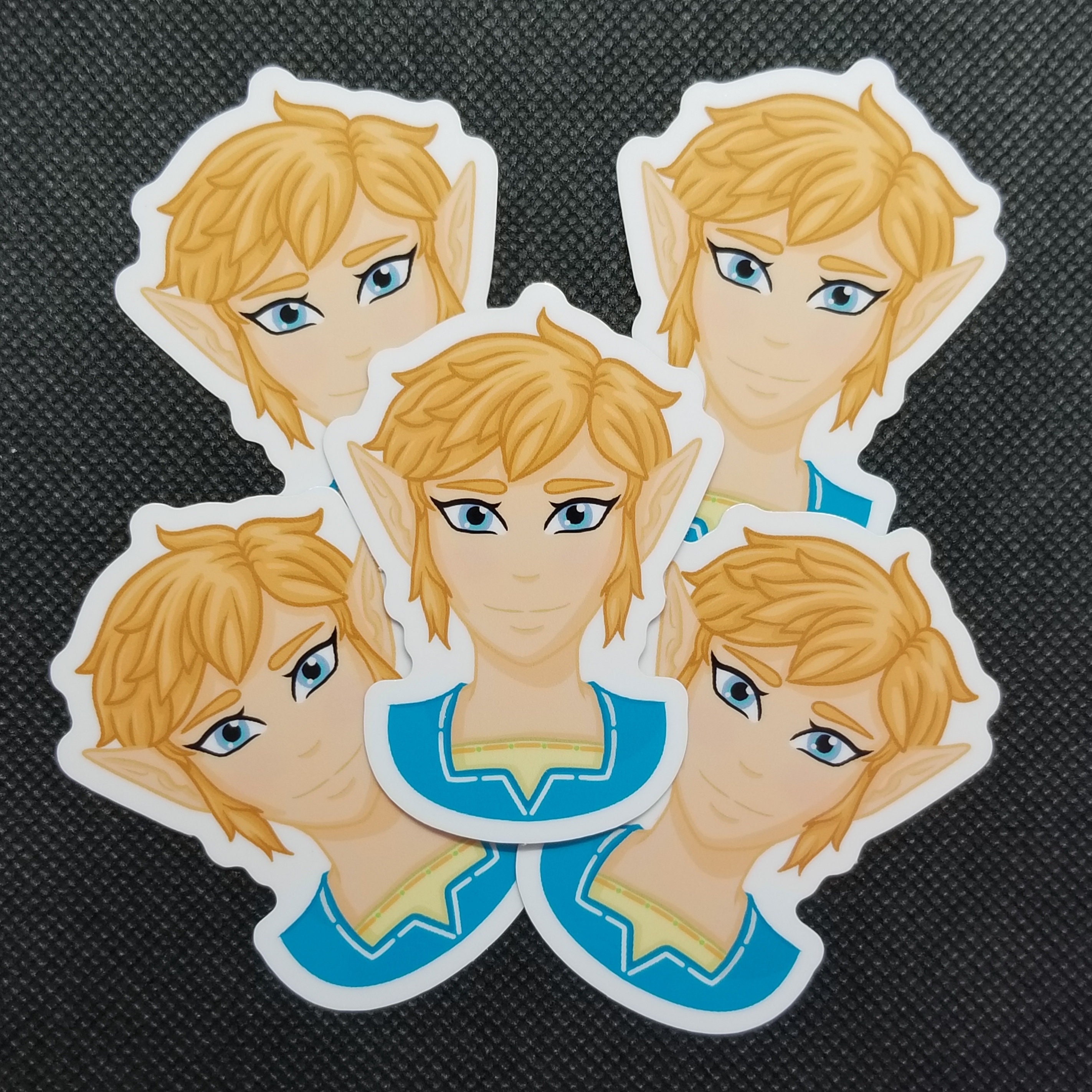 BOTW Zelda and Link Stickers Legend of Zelda for Laptops | Etsy