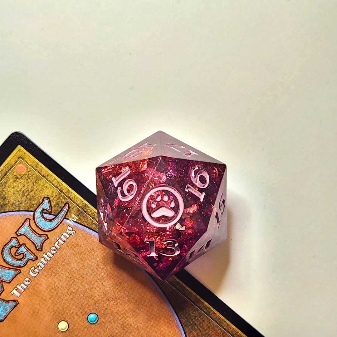 Chocolate Mint Infused Spindown Die Magic the Gathering Dice D&D Dice ...