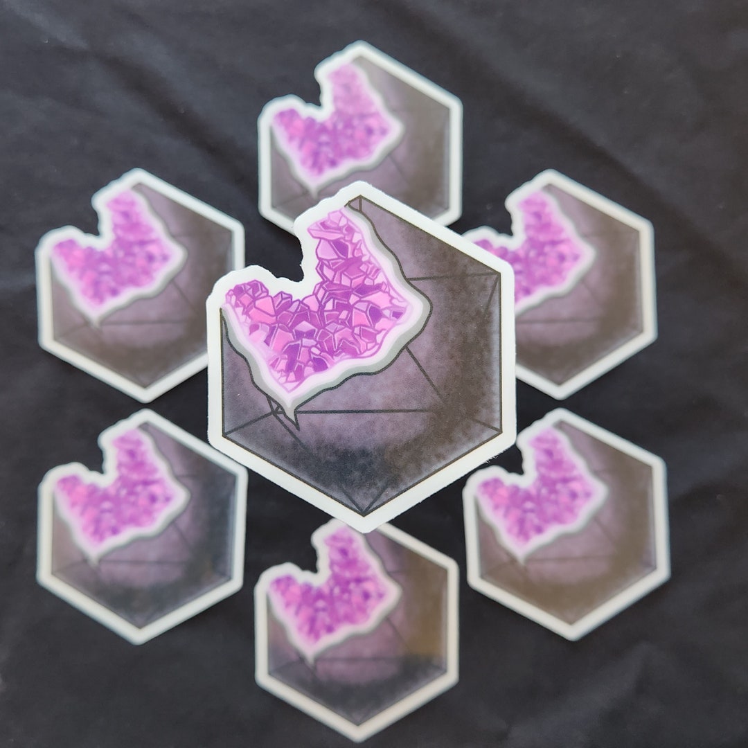 Geode D20 Sticker | D&D | Dungeons and Dragons Sticker | for Tabletop ...