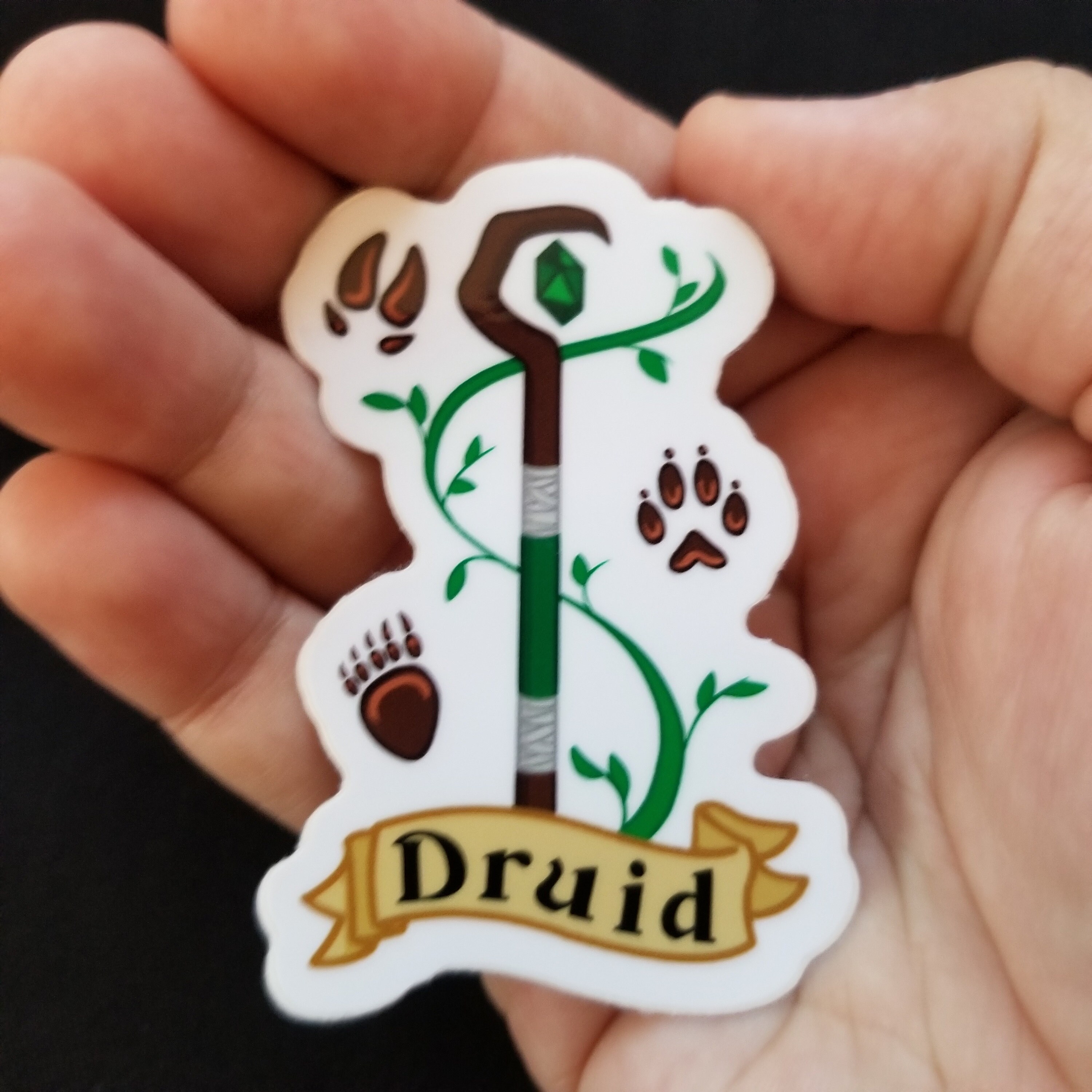 D&D Druid Class Sticker | Dungeons and Dragons Sticker | for Tabletop ...