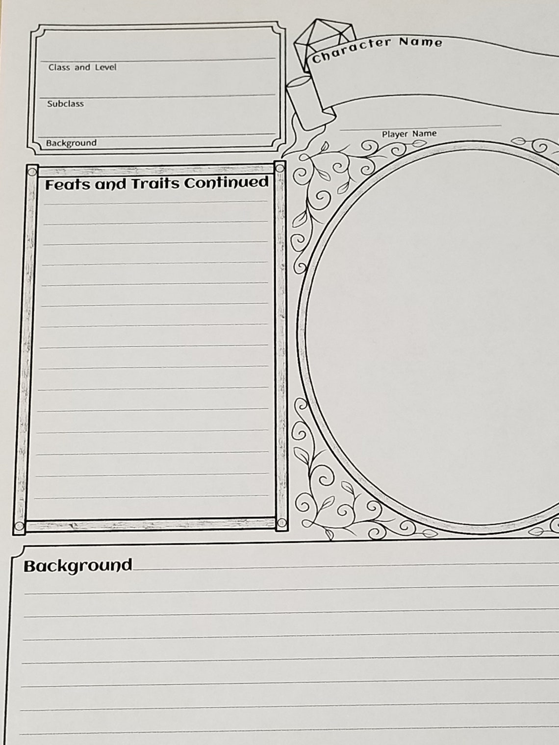 Dnd Character Sheet | D&D 5th Edition Character Sheet | Dungeons and ...