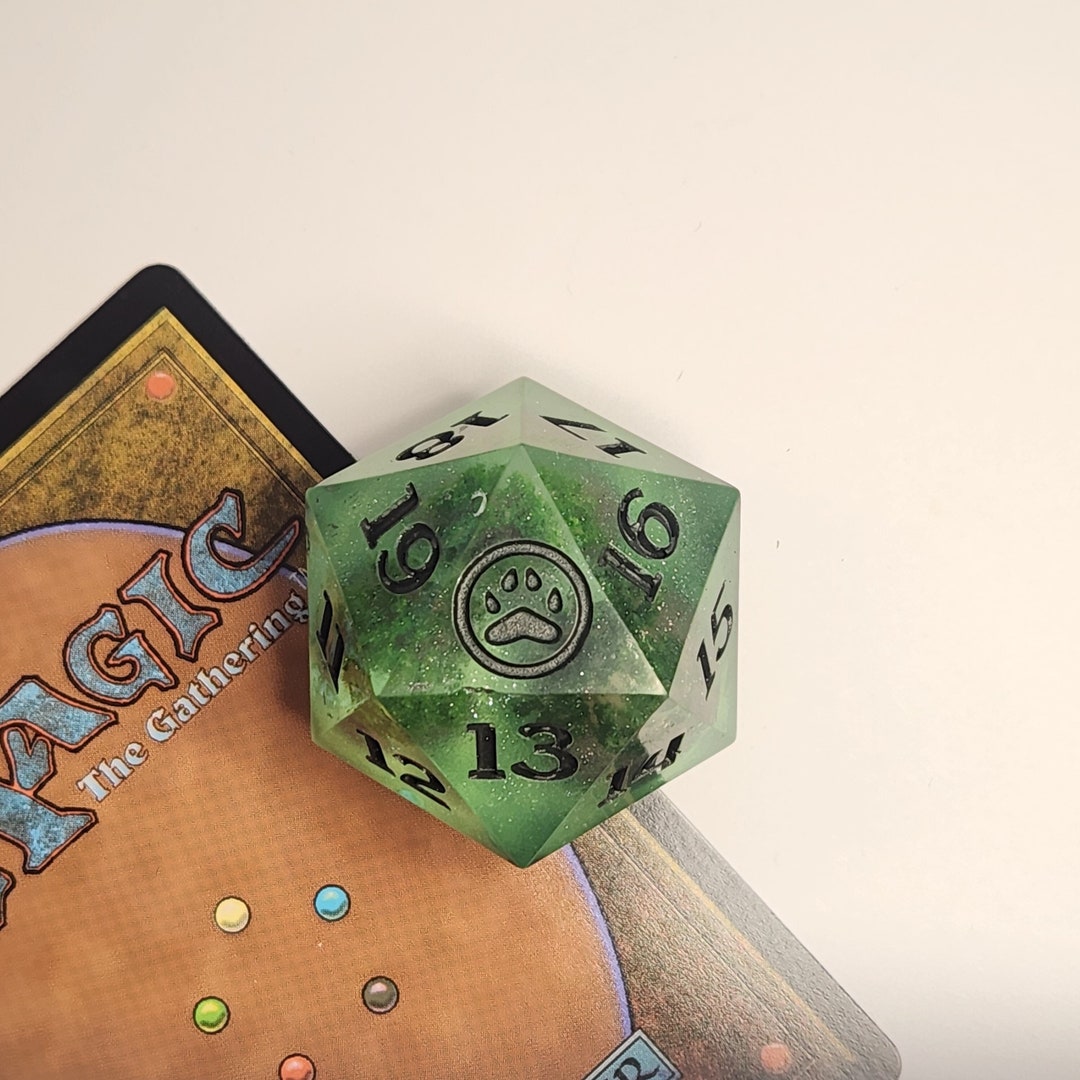 Enchanted Forest Spindown Die Magic the Gathering Dice D&D Dice ...