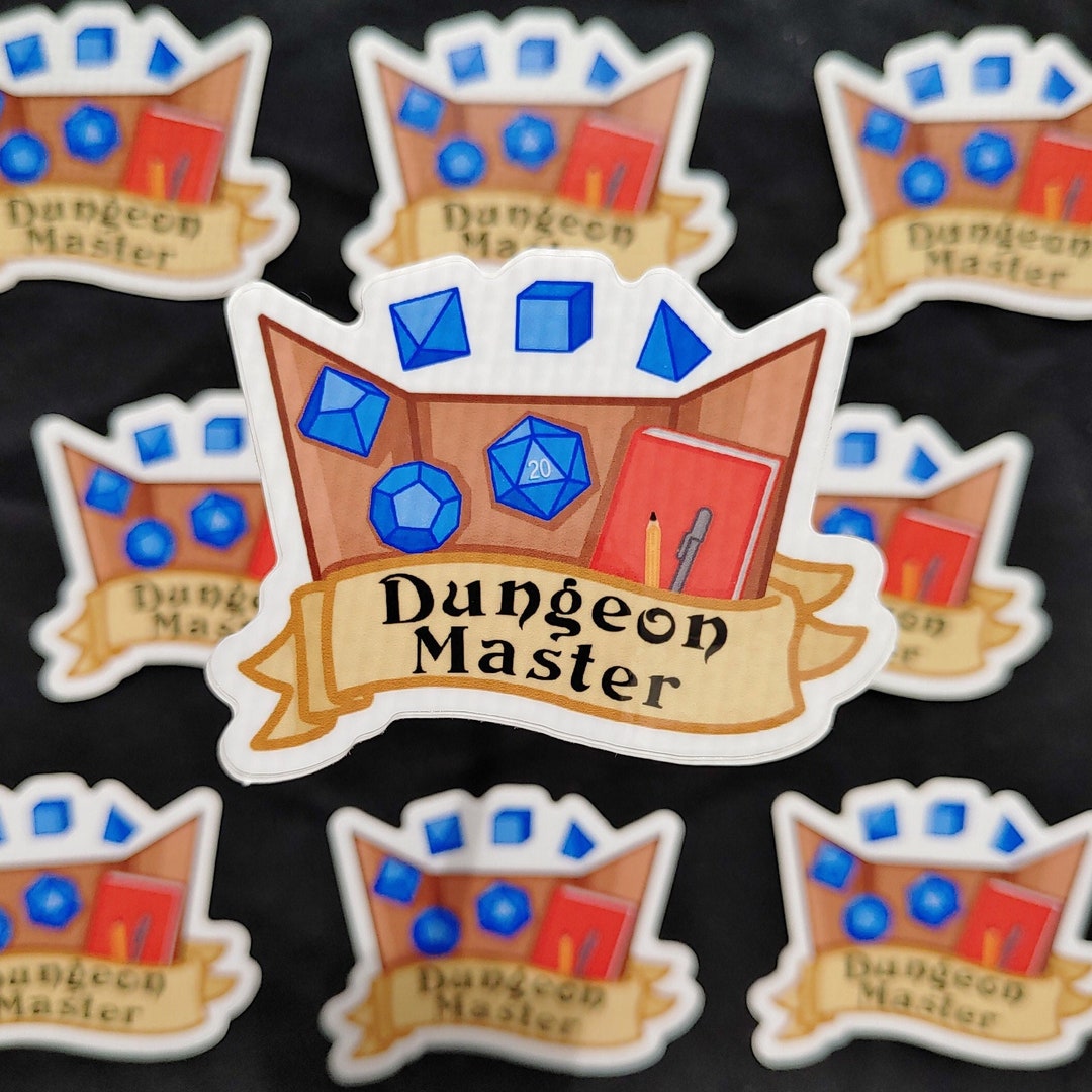 D&D Dungeon Master Sticker | Dungeons and Dragons Sticker | for ...