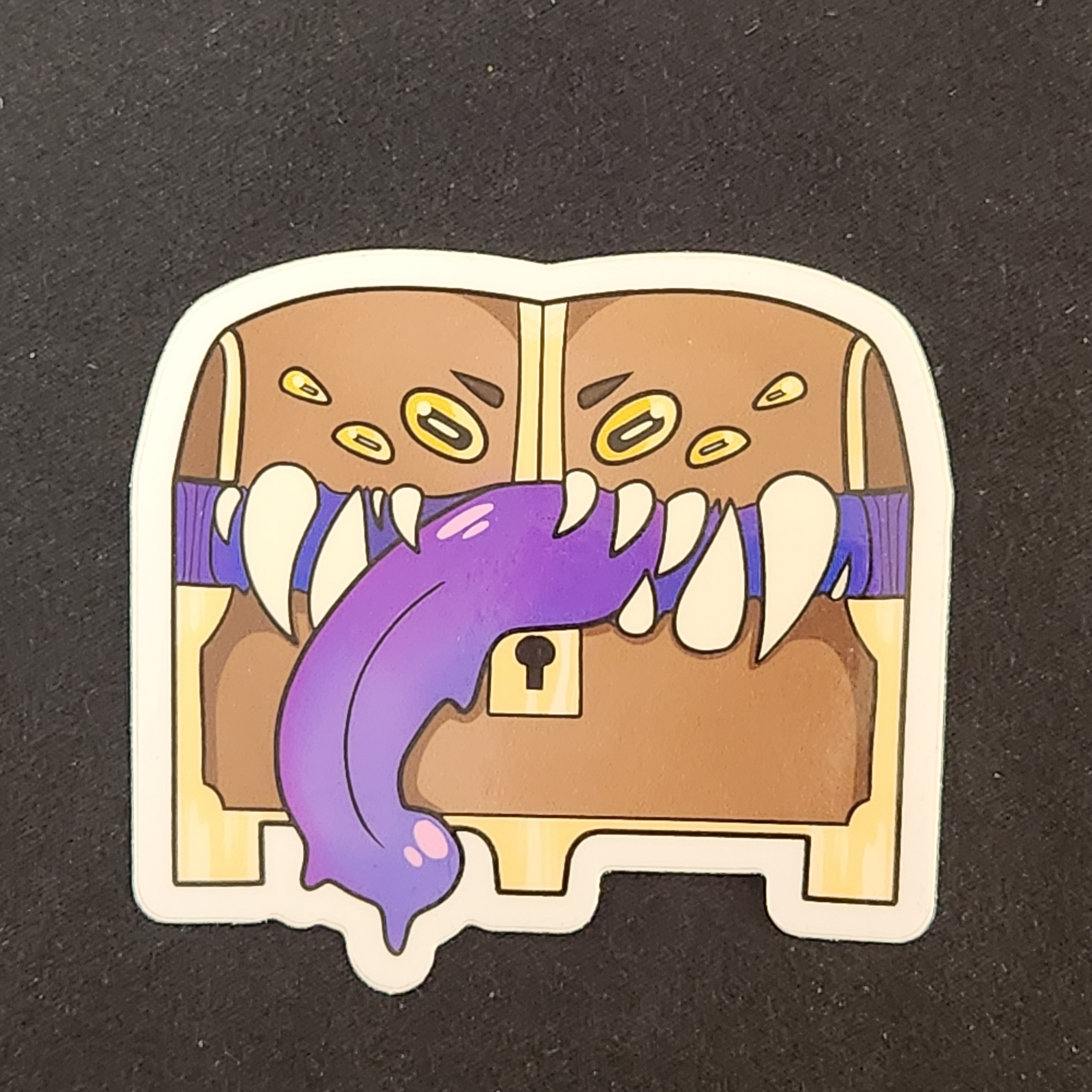 Mimic Sticker Dungeons and Dragons Sticker for Tabletop Gamers, Role ...