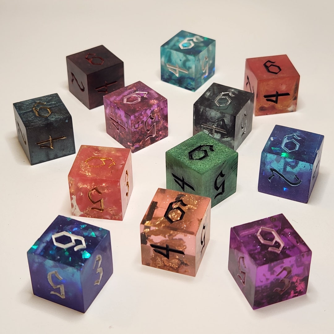 Oops All D6's Dice Set | D&D 6 Piece Dice Set | Dungeons and Dragons ...