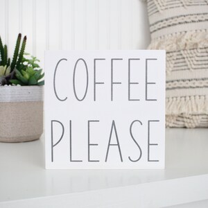 Coffee Please Sign | Coffee Bar Decor | Rae Dunn Inspired | Kitchen ...