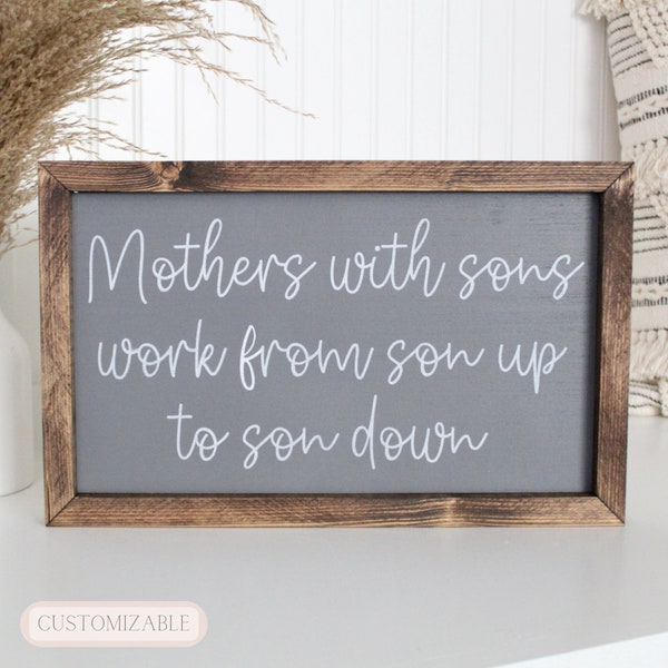 Mother and Son - Etsy