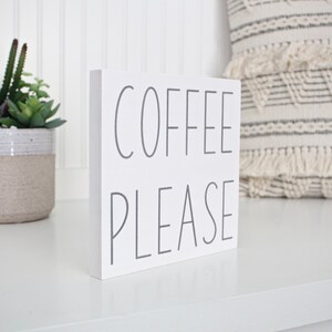 Coffee Please Sign | Coffee Bar Decor | Rae Dunn Inspired | Kitchen ...
