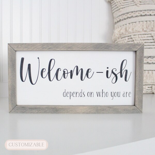 Funny Welcome Sign - Etsy