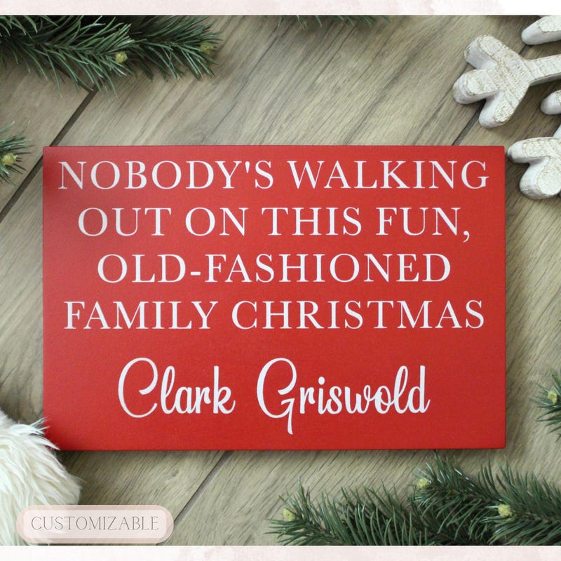 Christmas Vacation Sign - Etsy
