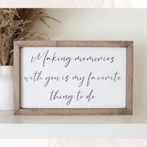 Perfect for Each Other Sign | Making Memories With You | Wedding Gift ...