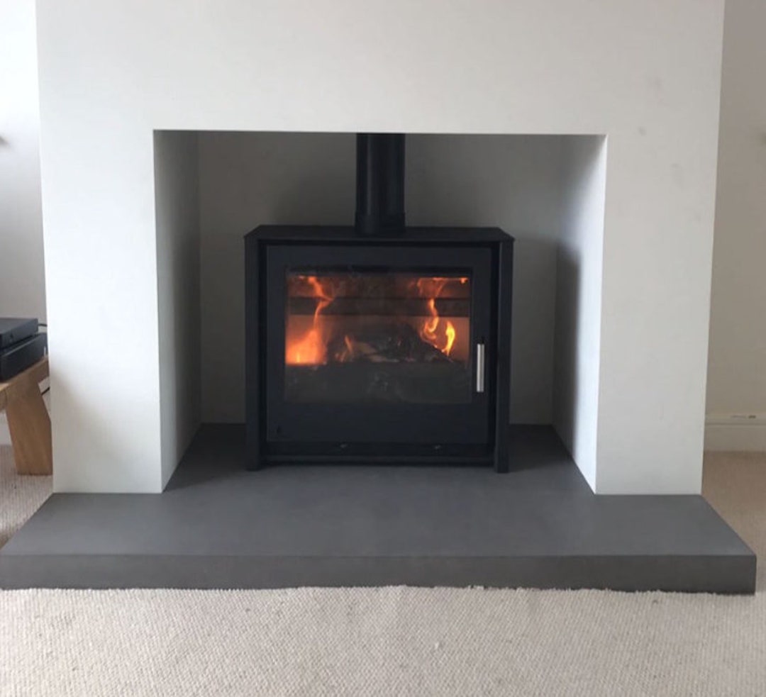 Concrete Hearth for Stoves - Stone Hearth - Fireplace - Square Hearth ...