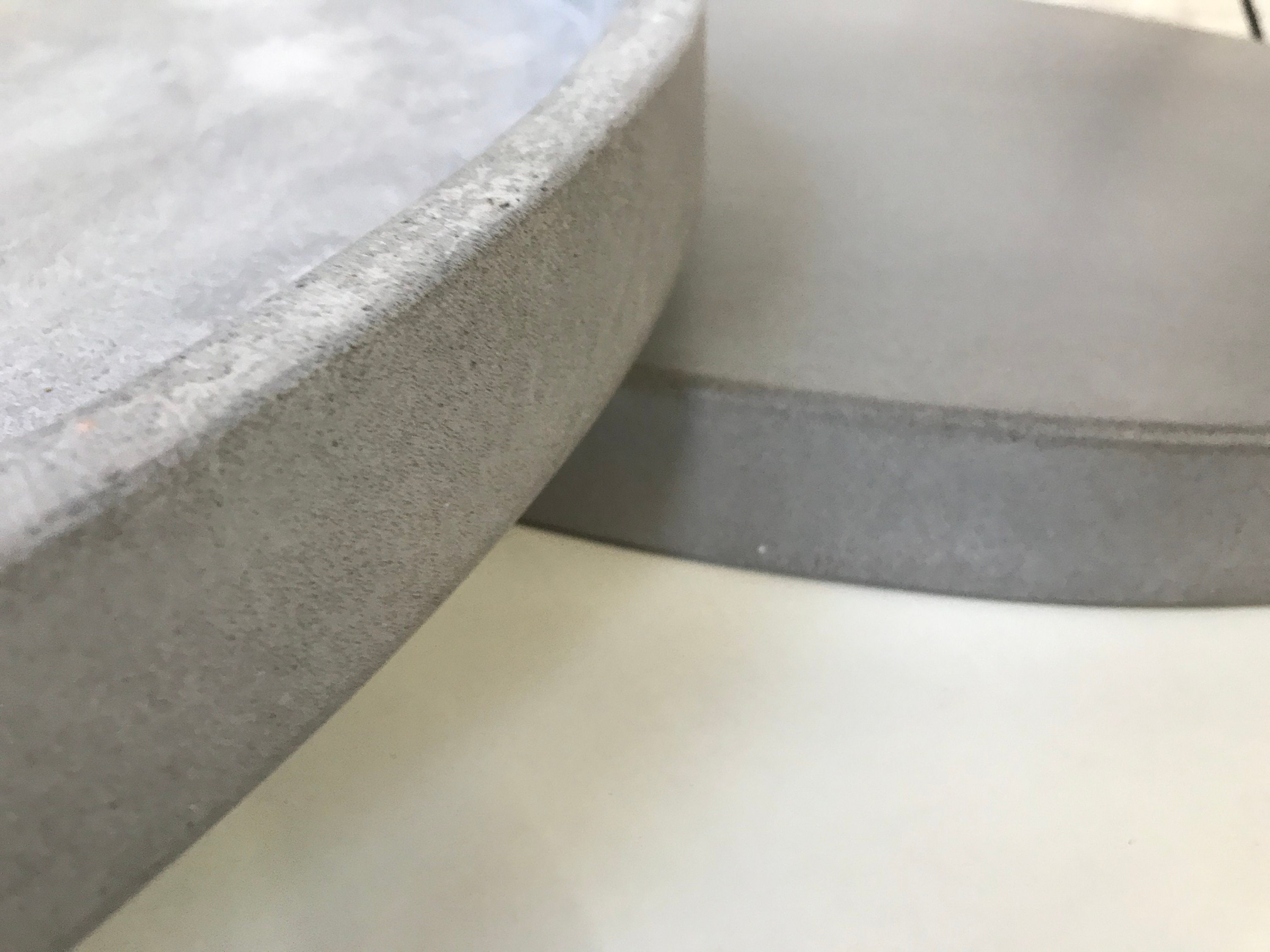 Round Concrete Table - Round Side Table Top - Circular Slab Worktop ...