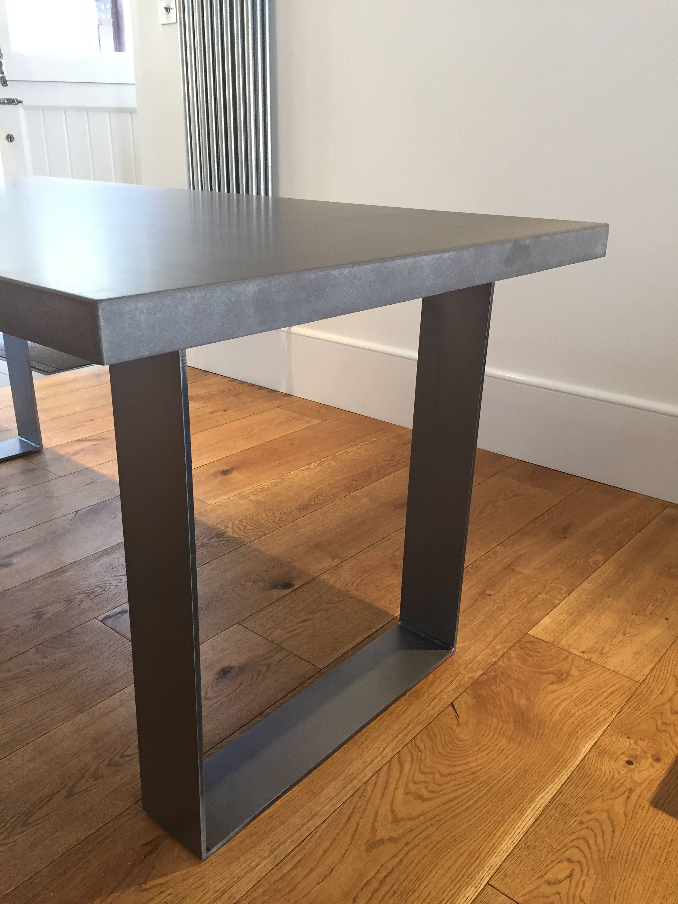 Concrete Dining Table Concrete Desk Concrete Conference - Etsy UK