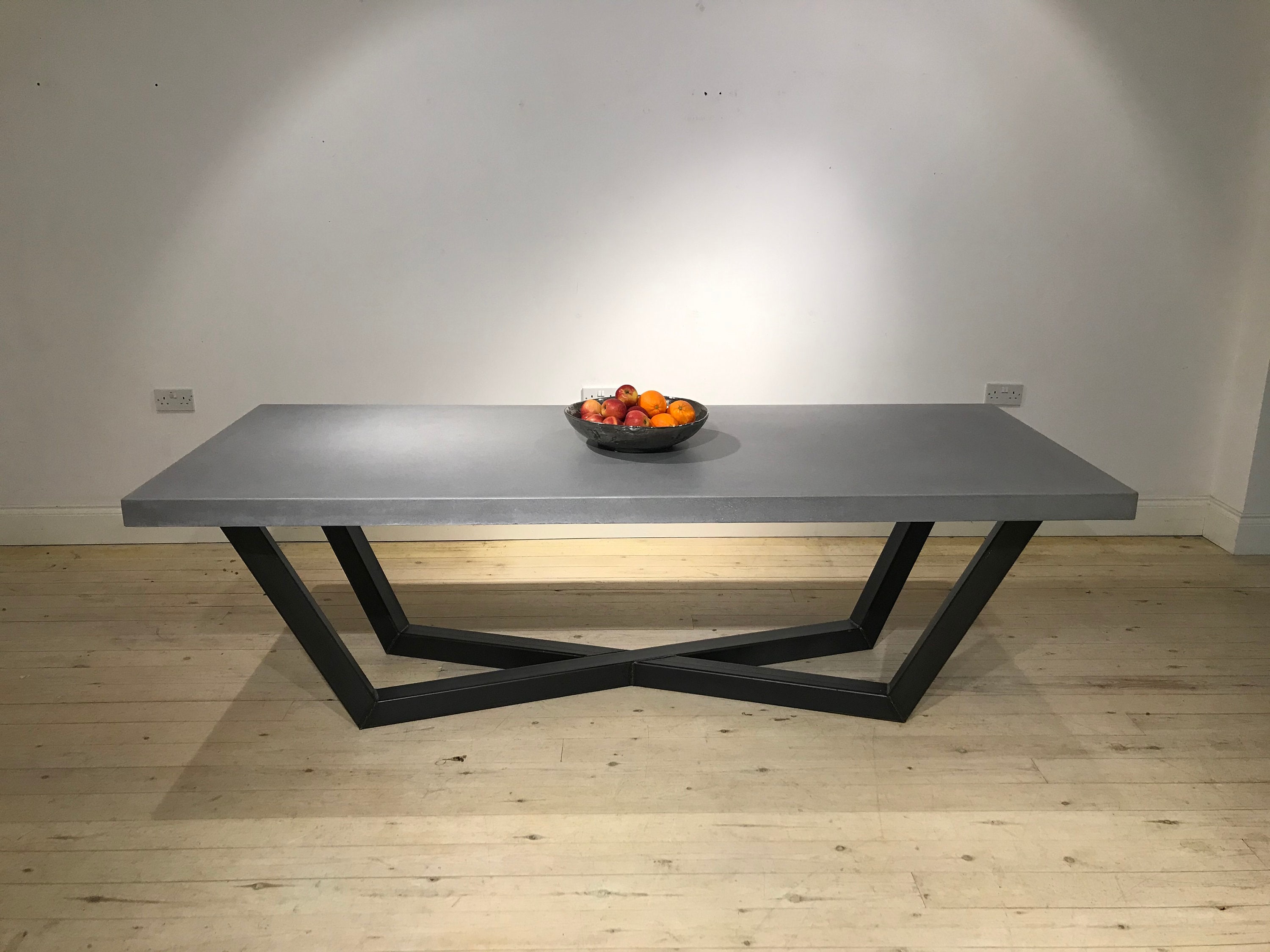 Concrete Conference Table Concrete Desk Conference Table Large Concrete ...