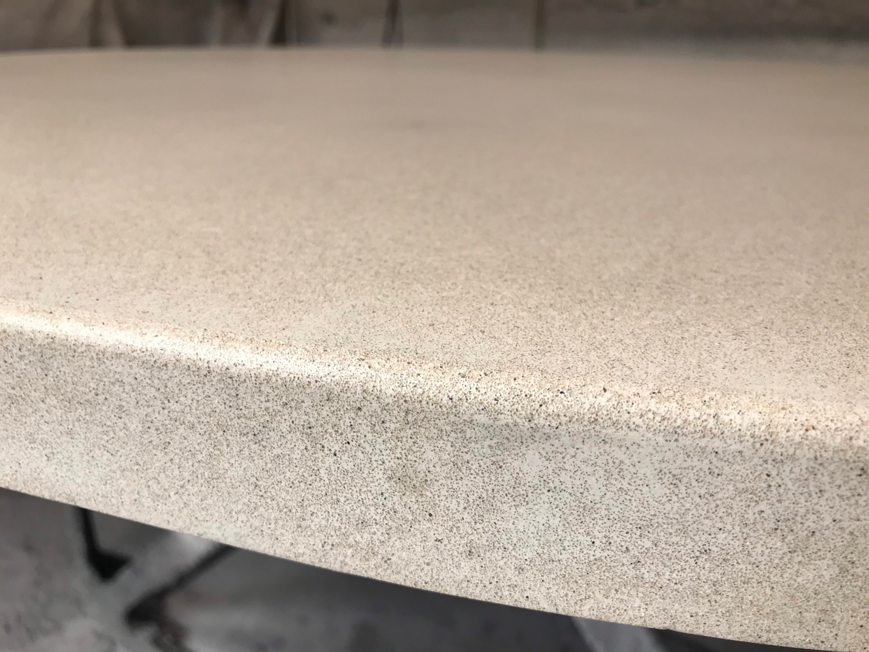 Round Concrete Table - Round Side Table Top - Circular Slab Worktop ...