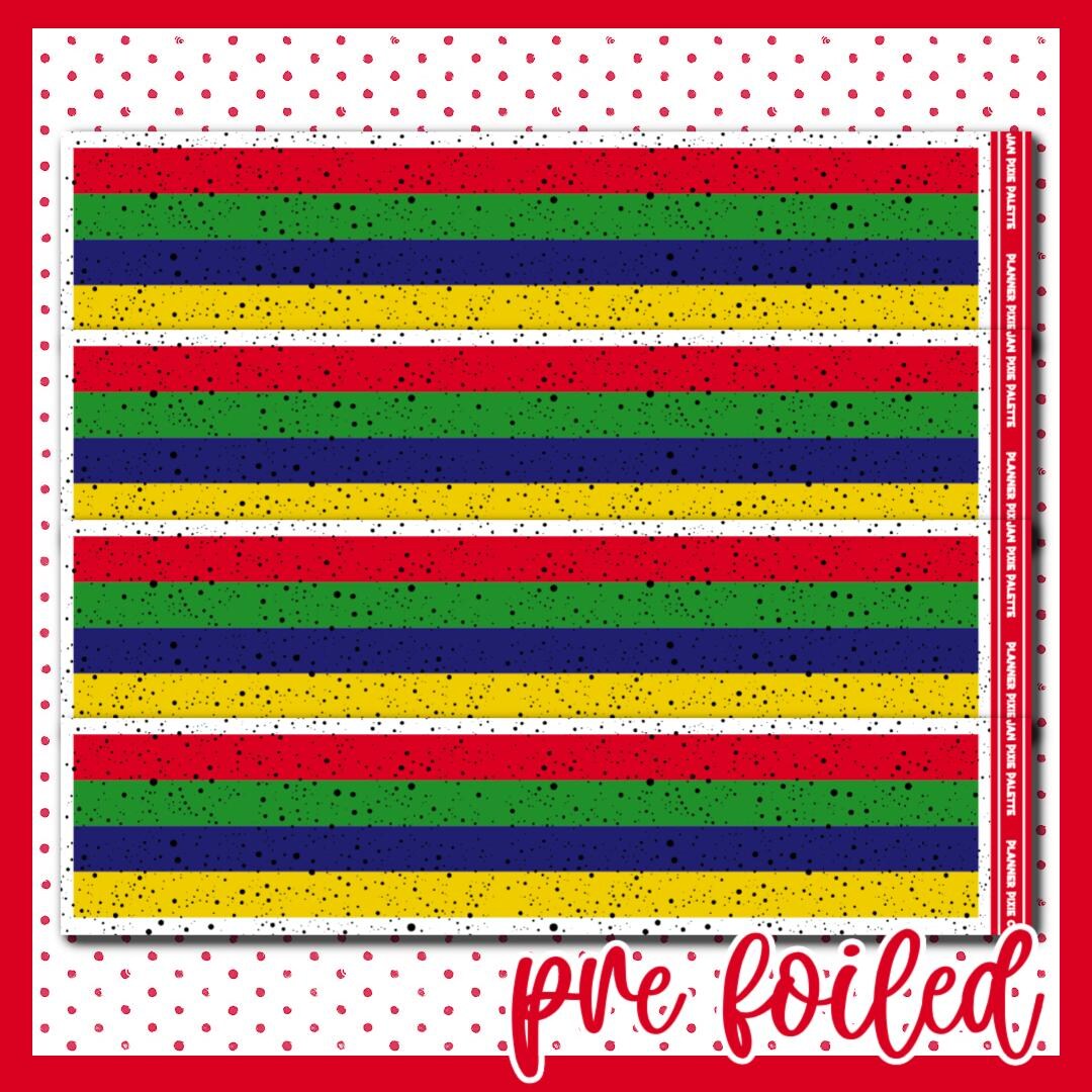 January PREFOILED Pixie Palette of the Month, Small Strips - Etsy