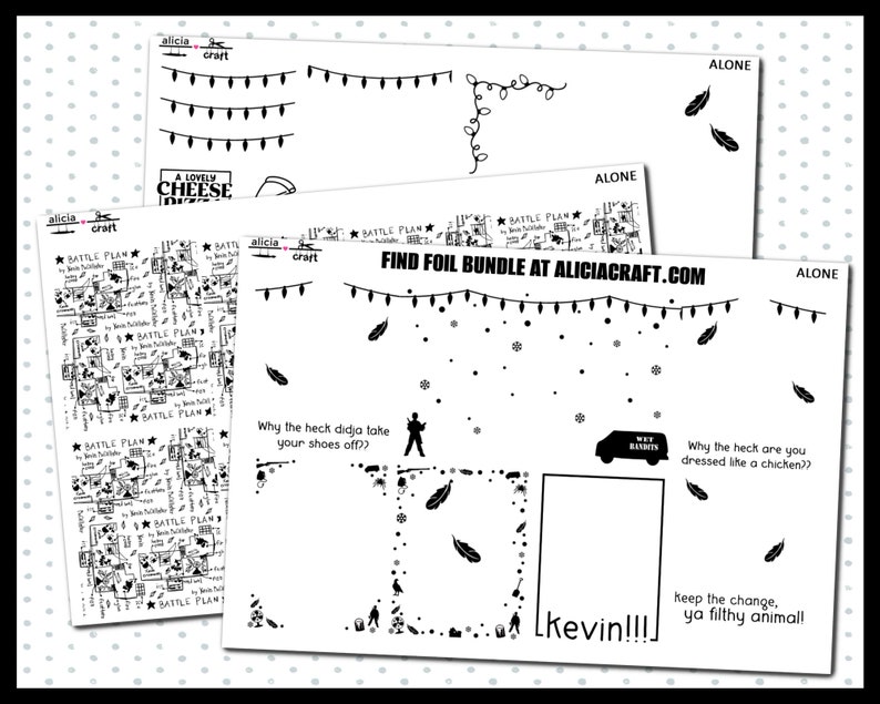 Printable Weekly Kit // Printable // Cut Line Files // Instant Download ...