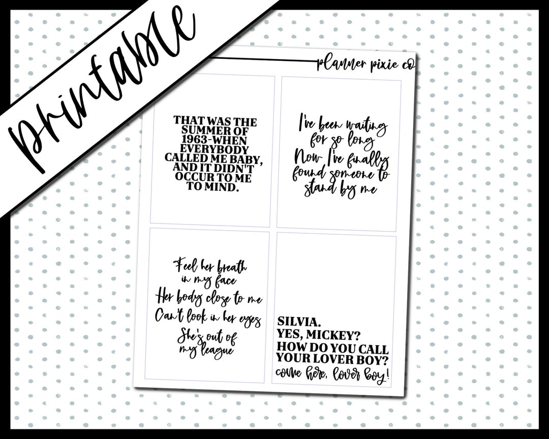 Foil Ready, Printable Stickers, Overlays, Digital Planner Stickers ...