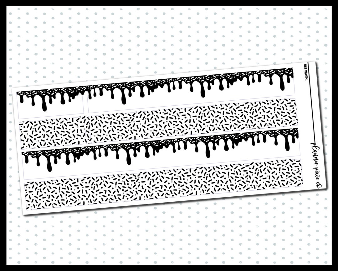 Foiled Washi Overlay, 067 Foiled Overlays, Foiled Stickers, Icing ...