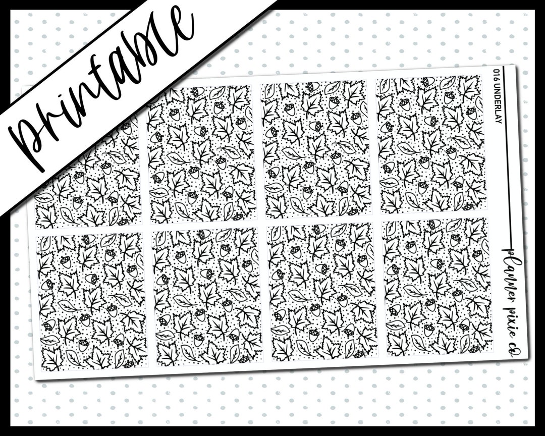 Printable Stickers, Foil Ready, Printable , Digital Planner Stickers ...