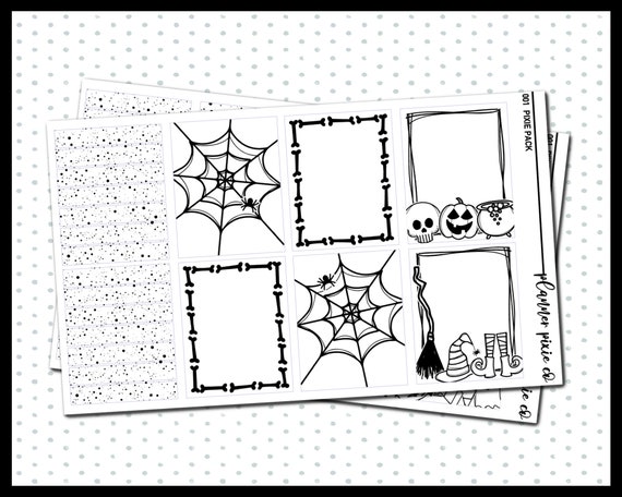 Foil Bundle 001 Pixie Pack Halloween Mummy Witch Ghost - Etsy