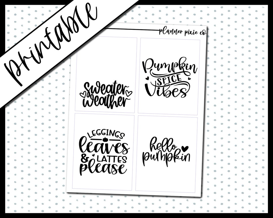 Foil Ready, Printable Stickers, Overlays, Digital Planner Stickers ...