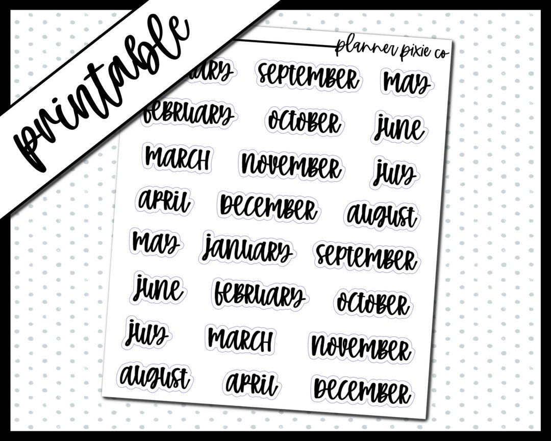 Foil Ready, Printable Stickers, Overlays, Digital Planner Stickers ...