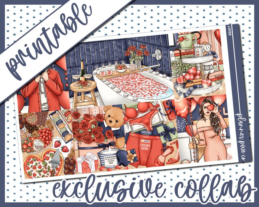 Printable Weekly Kit // Printable // Cut Line Files // Instant Download ...