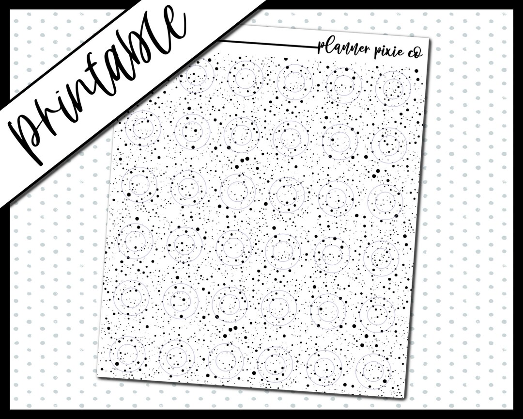 Foil Ready, Printable Stickers, Printable , Cut Line Files, Instant ...