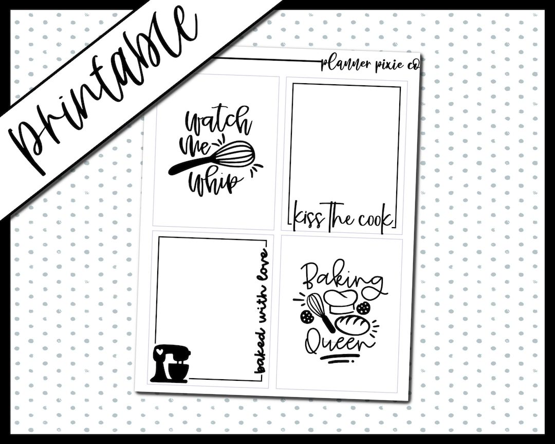 Foil Ready, Printable Stickers, Overlays, Digital Planner Stickers ...