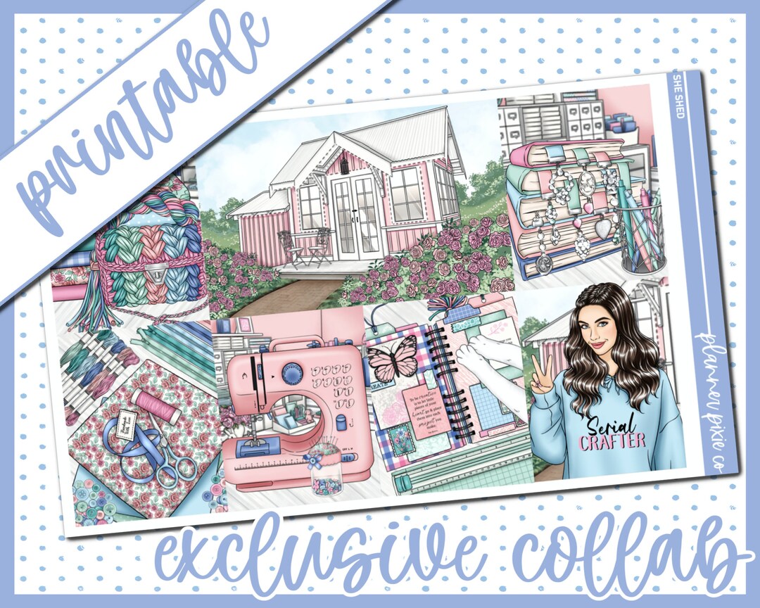 Printable Weekly Kit // Printable // Cut Line Files // Instant Download ...