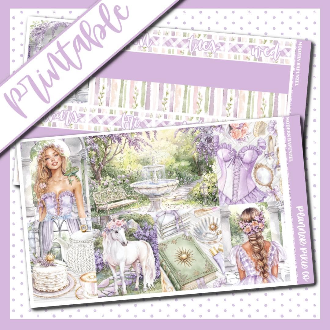 Printable Weekly Kit // Printable // Cut Line Files // Instant Download ...