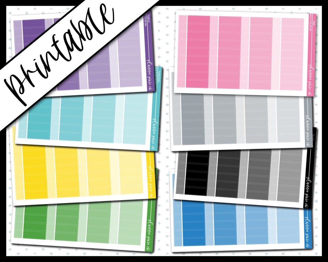 Printable Multi Color Labels Functionals - Etsy