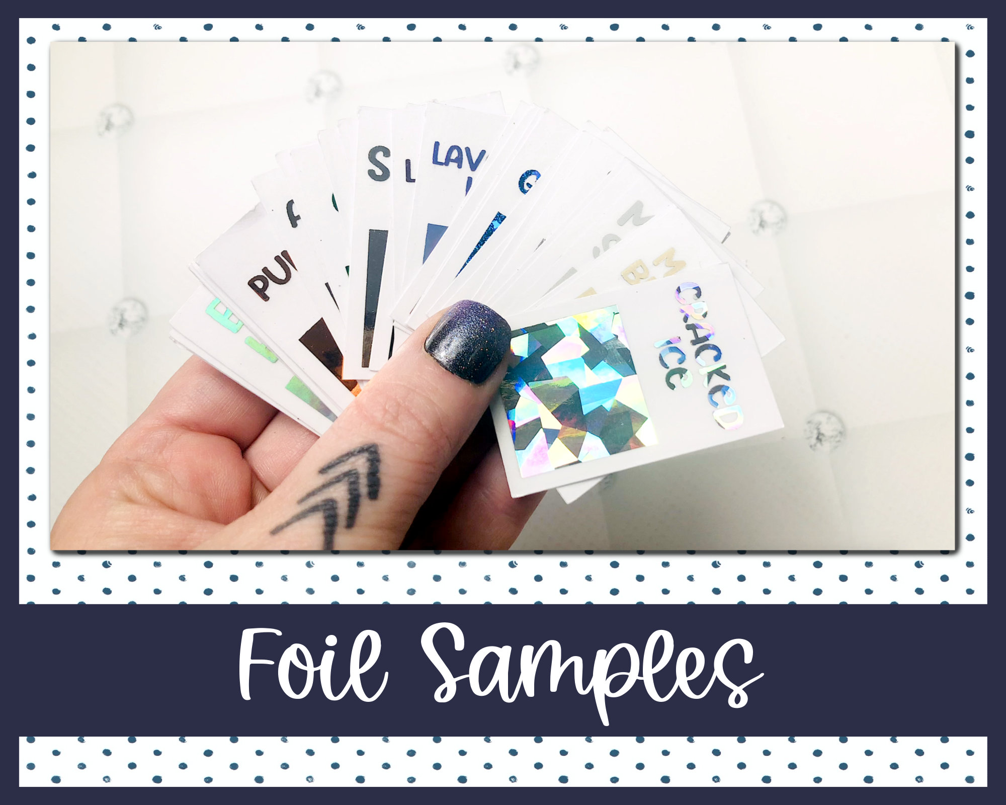 Foil Samples - Etsy