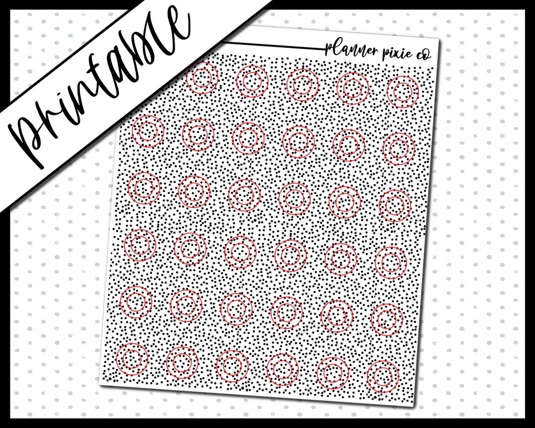 Foil Ready, Printable Stickers, Printable , Cut Line Files, Instant ...