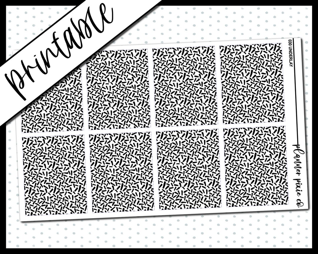 Printable Stickers, Foil Ready, Printable , Digital Planner Stickers ...