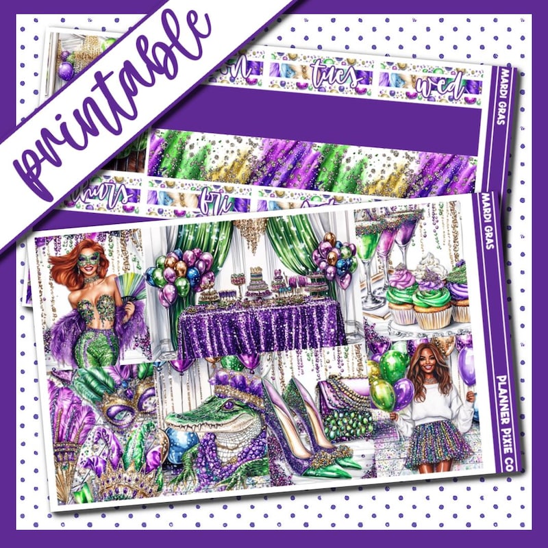 Mardi Gras 2026 Calendar - Etsy