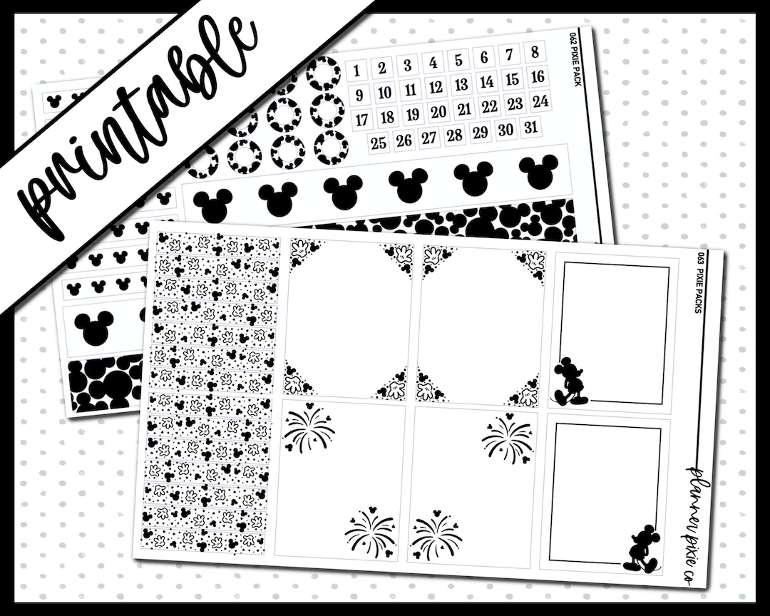 Foil Ready, Foil Bundle, Pixie Pack, Printable , Cut Line Files ...
